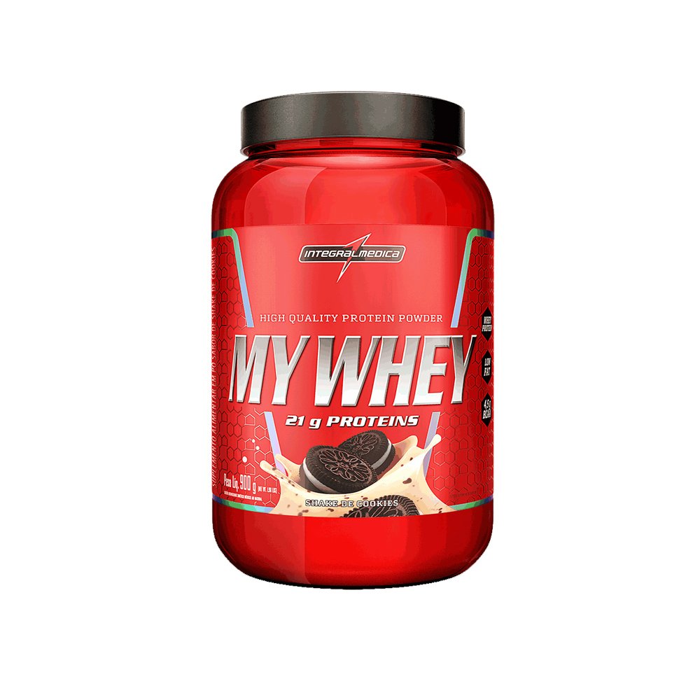 My Whey Cookies 900g – Integralmedica – Produtos Naturais e Suplementos